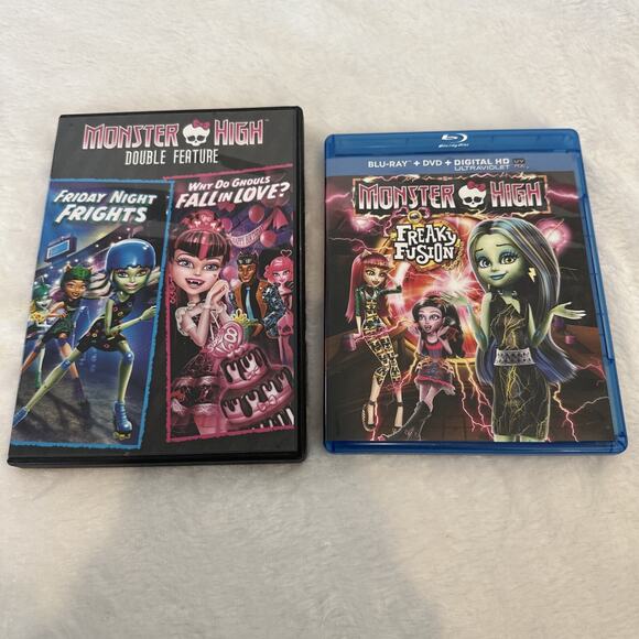 monster high | Media | Monster High Double Feature Dvd And Freak Fusion ...